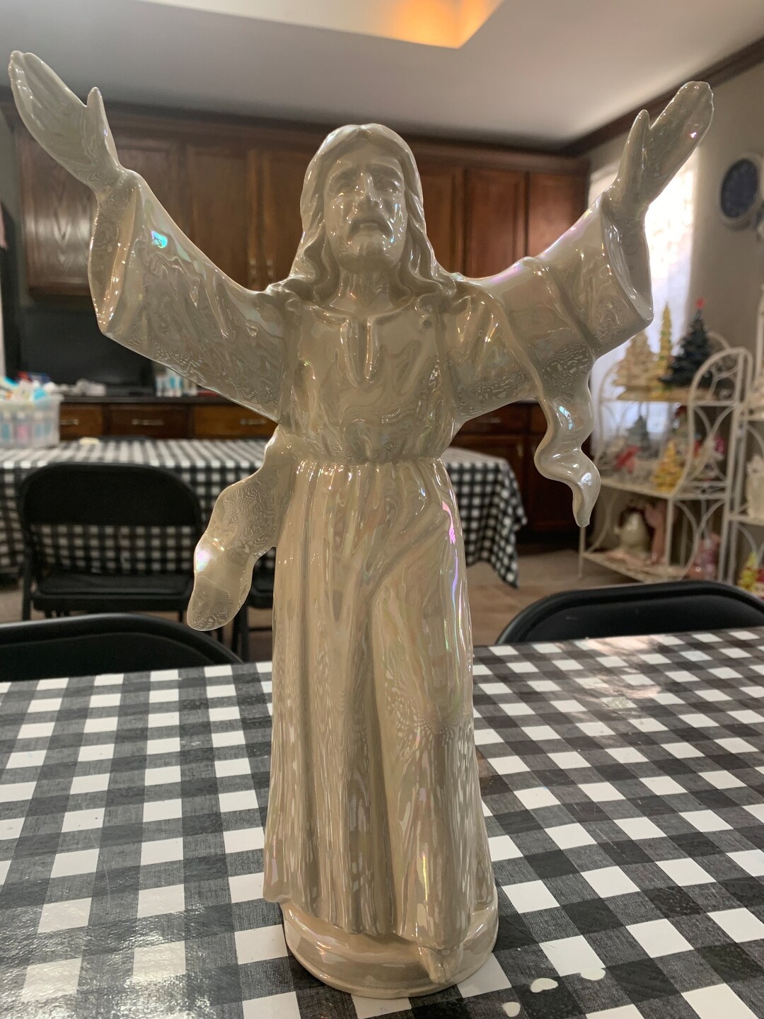 Handcrafted Ceramic Jesus Figurine - Etsy