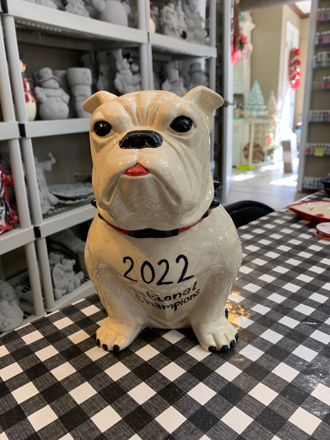 Handcrafted Ceramic Georgia Bulldog National Championship - Etsy
