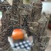 Hand-painted Ceramic Castle – Cosmic Black Crystal Finish, Handmade ...