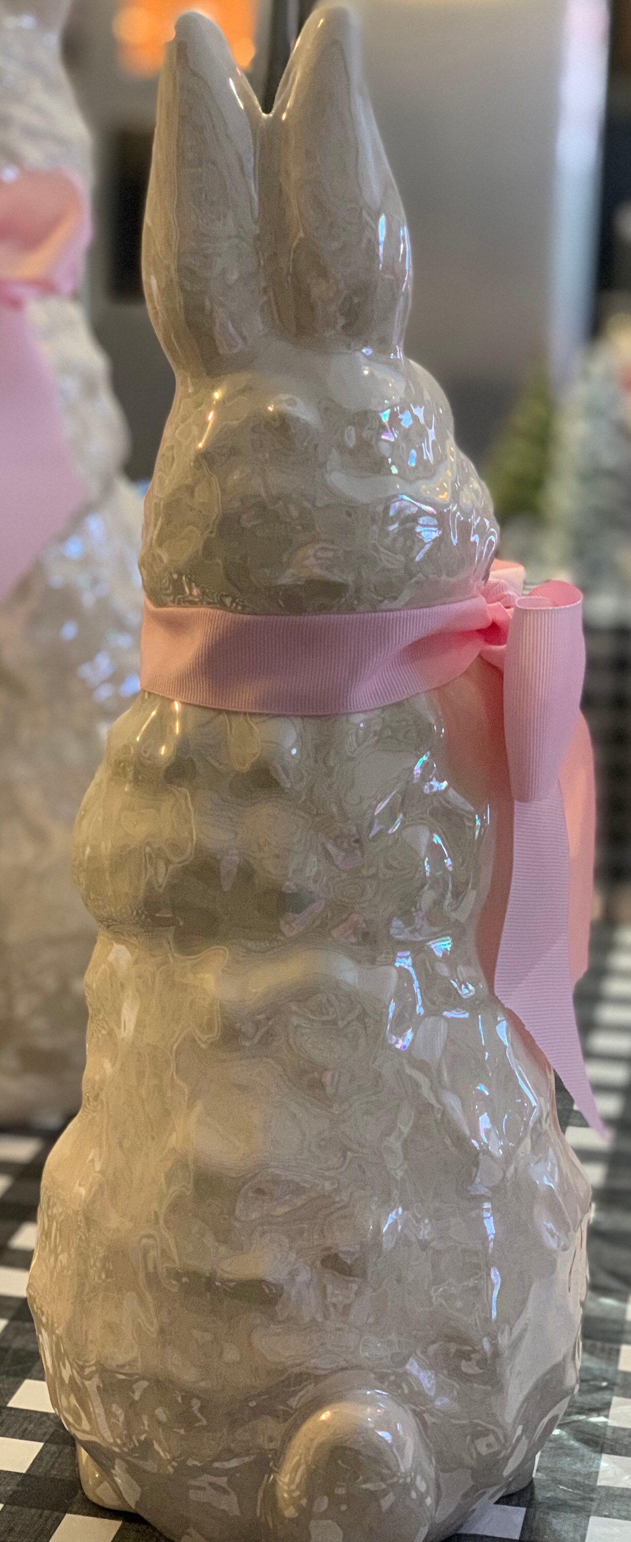 Large Ceramic Bunny - Etsy