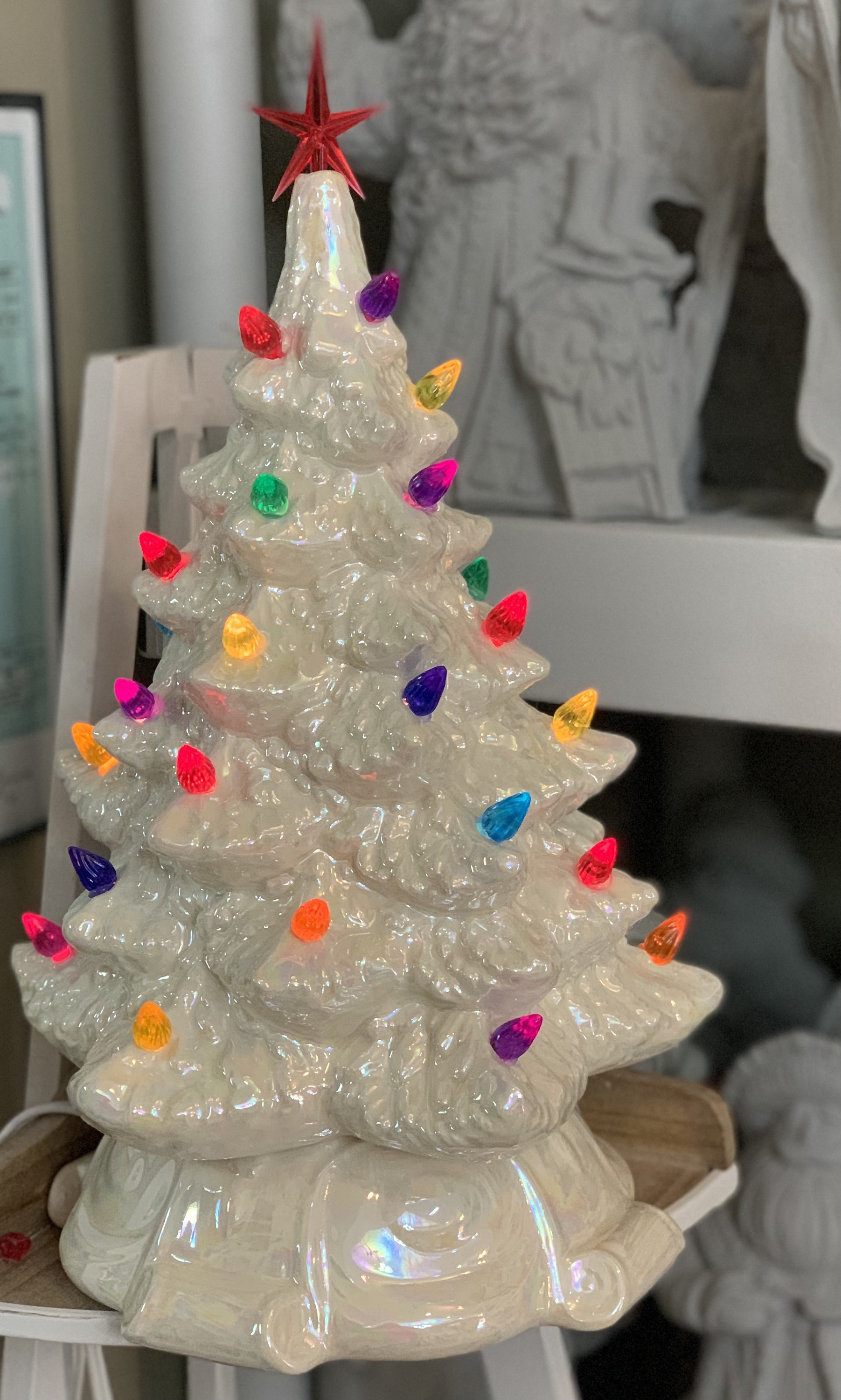 Ceramic Light up Christmas Tree - Etsy