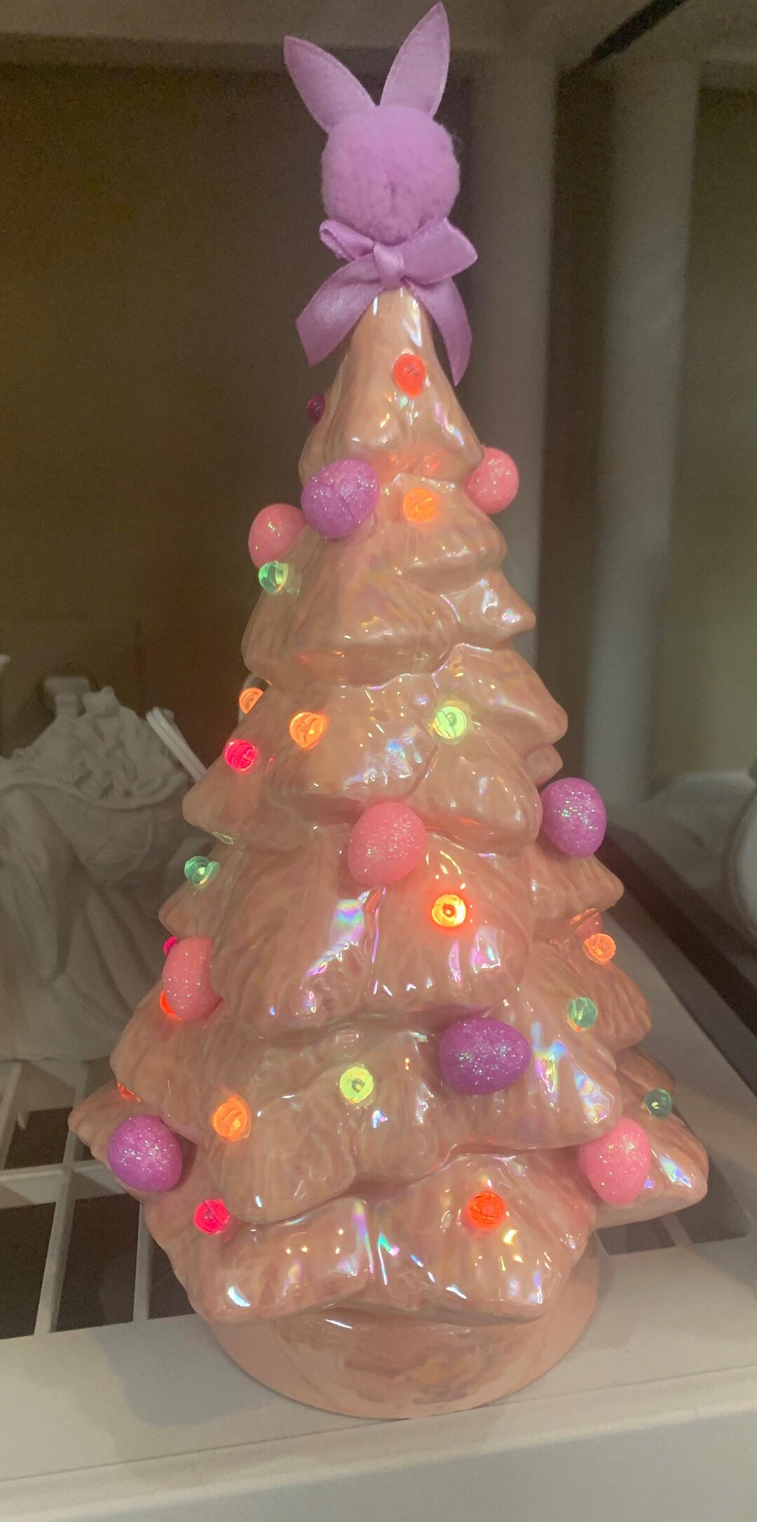 Handcrafted Ceramic Light up Easter Tree - Etsy