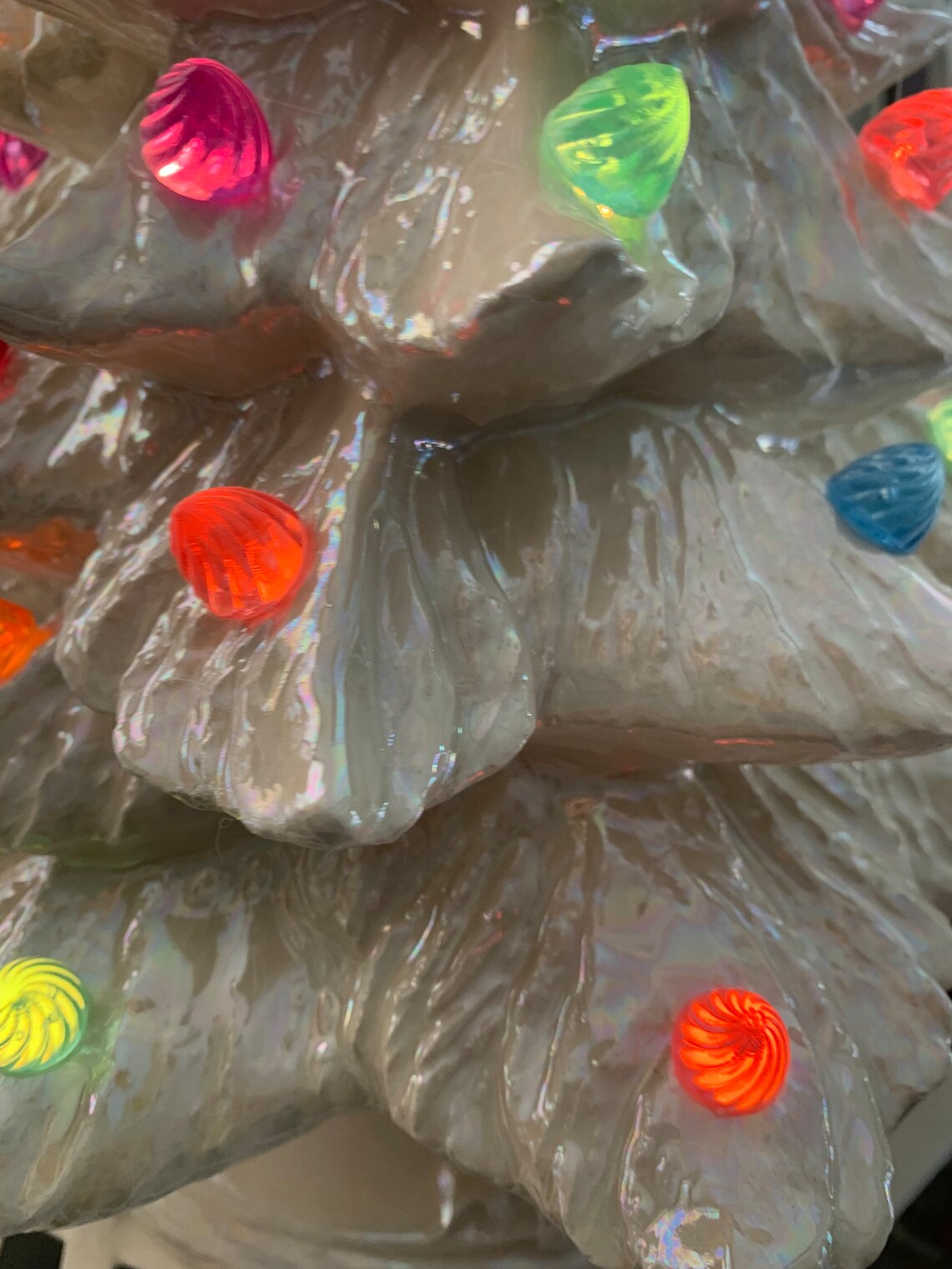 Ceramic Light up Christmas Tree - Etsy