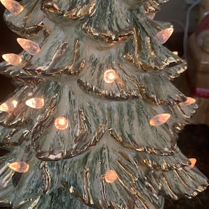 Light up Ceramic Christmas Tree - Etsy Canada