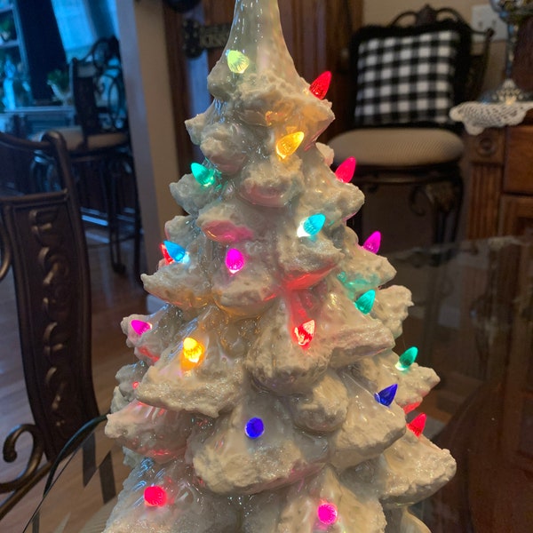 Ceramic Light up Christmas Decor - Etsy