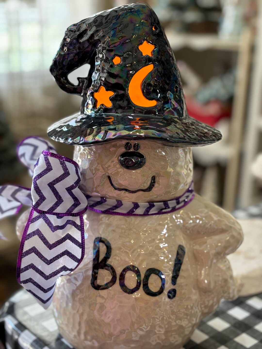 Ceramic Light up Ghost - Etsy