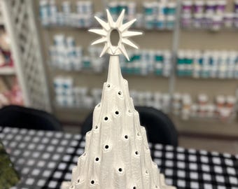 Ready to Paint-14.5"lava TREE With Lights and Wiring - Etsy