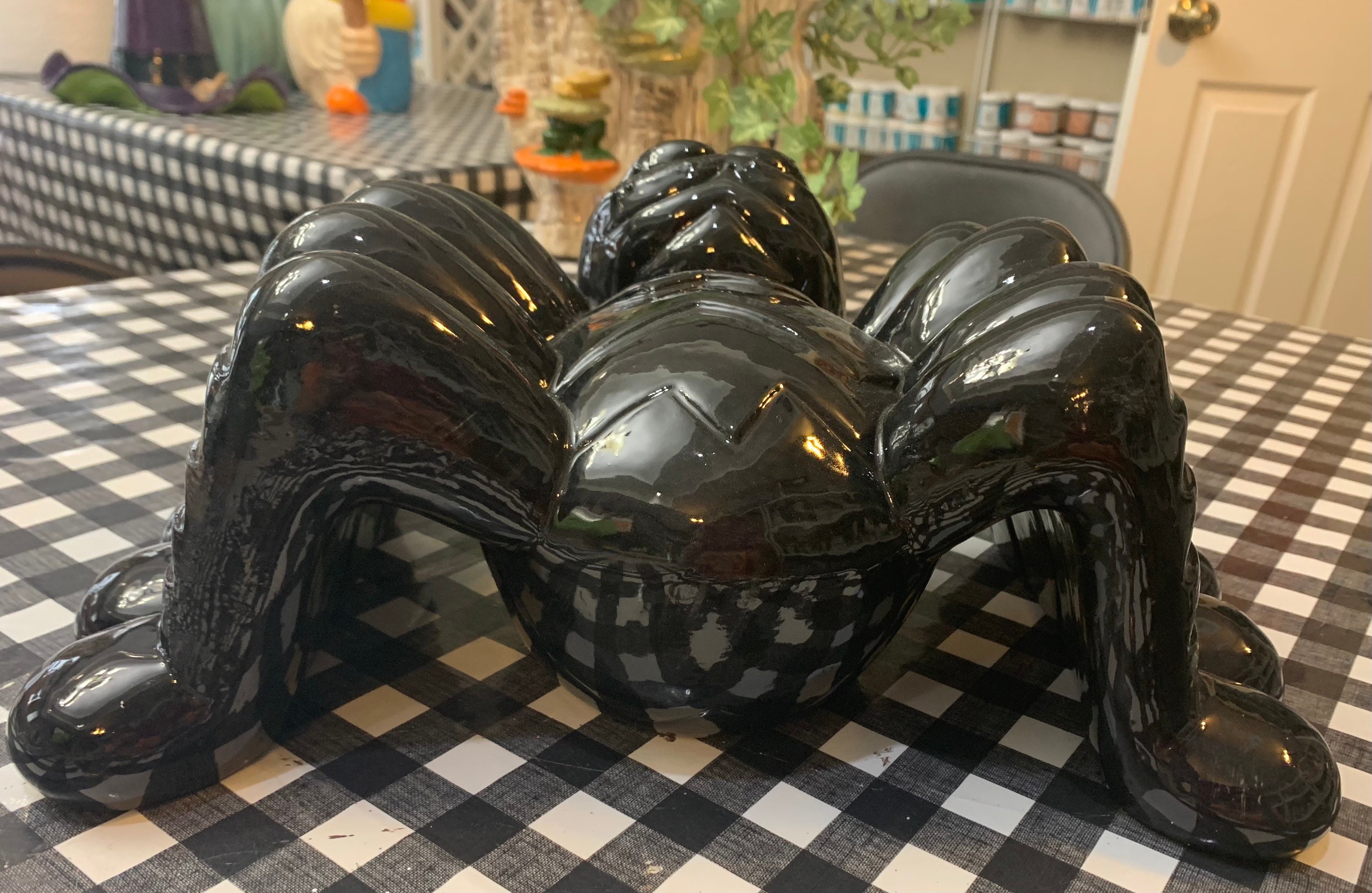 Giant Ceramic Spider - Etsy