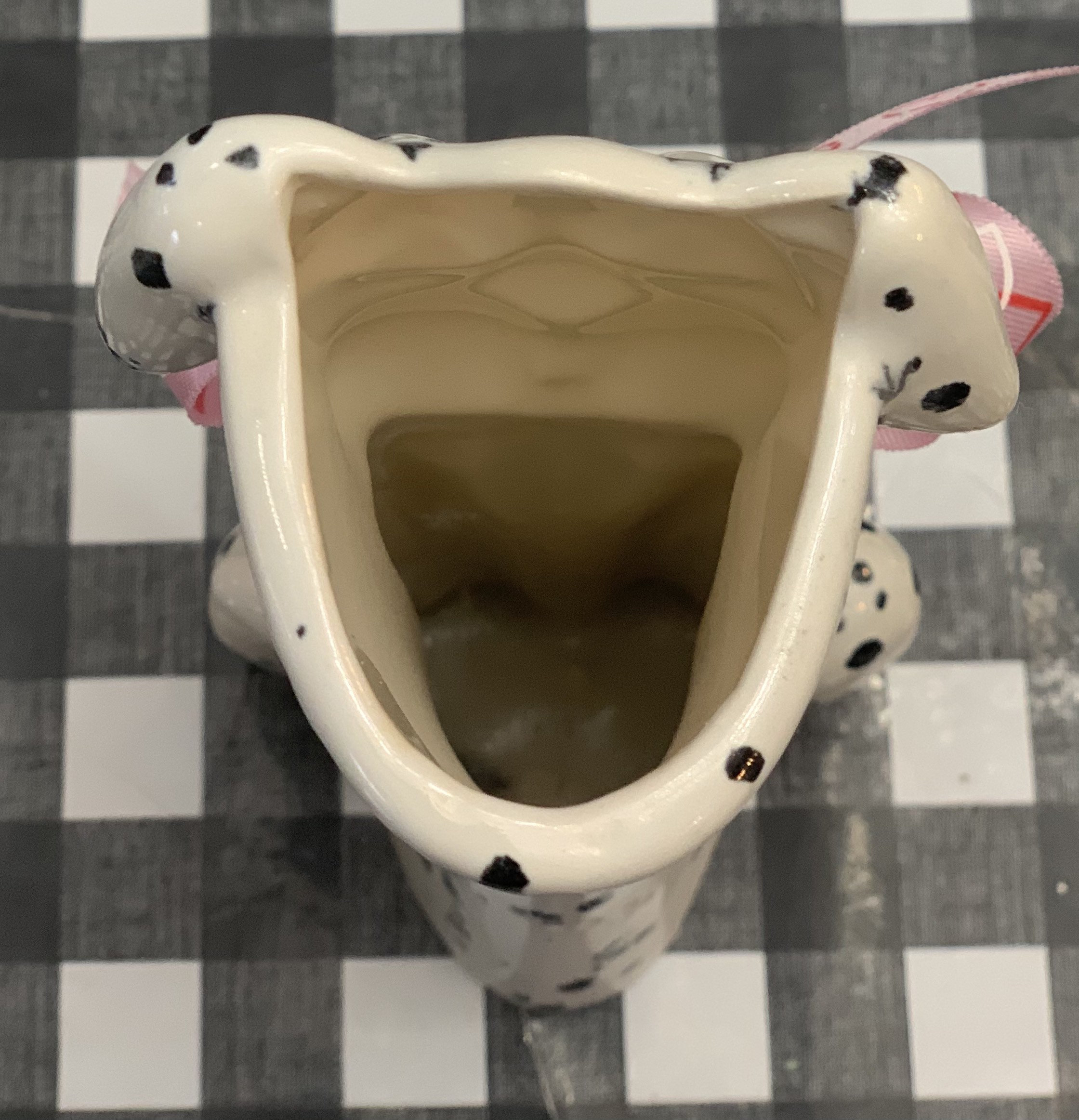 Small puppy dog ceramic vase | Etsy