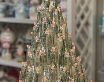 Vintage Ceramic Lighted Lava Christmas Tree/vintage Lava Christmas Tree ...