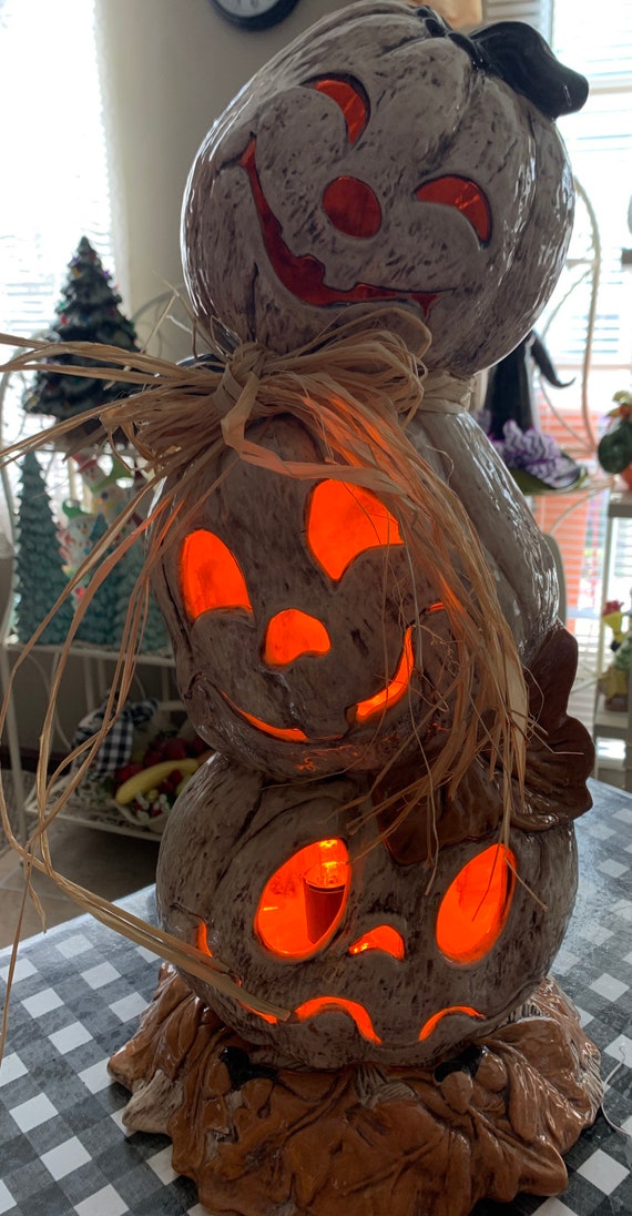 Ceramic Pumpkin Stack - Etsy