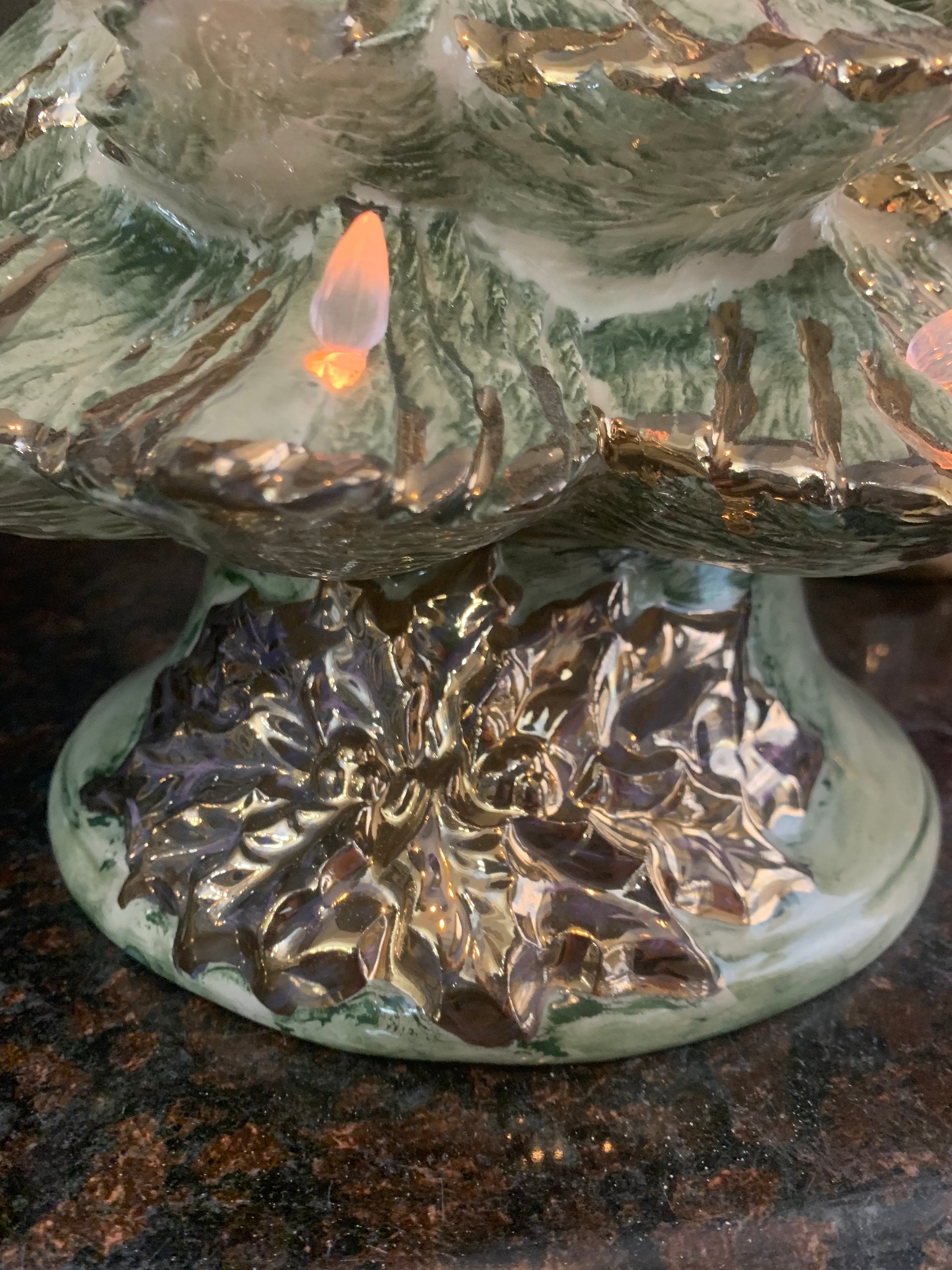 Light up Ceramic Christmas Tree - Etsy Canada