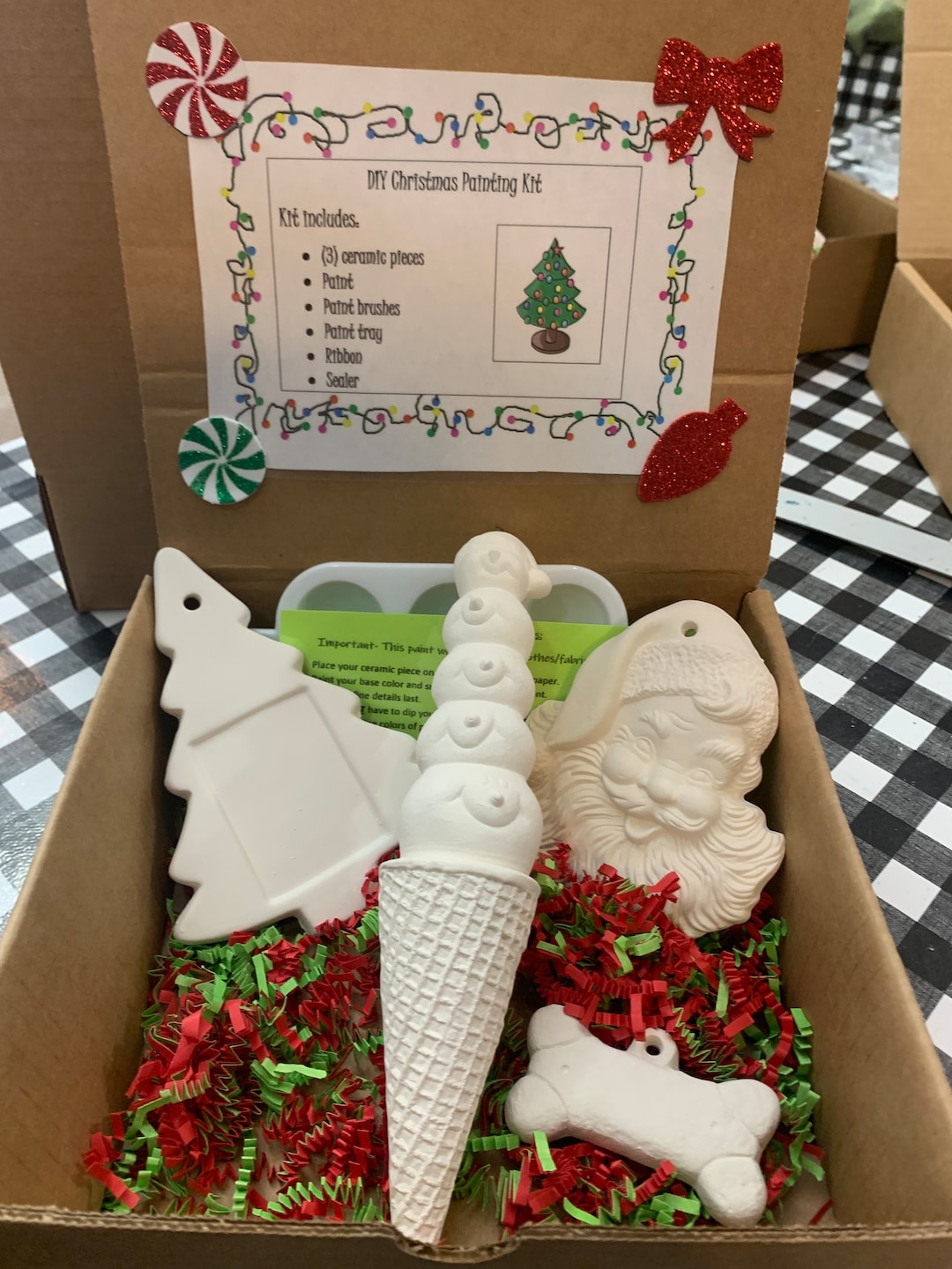 DIY Christmas Paint Kit - Etsy