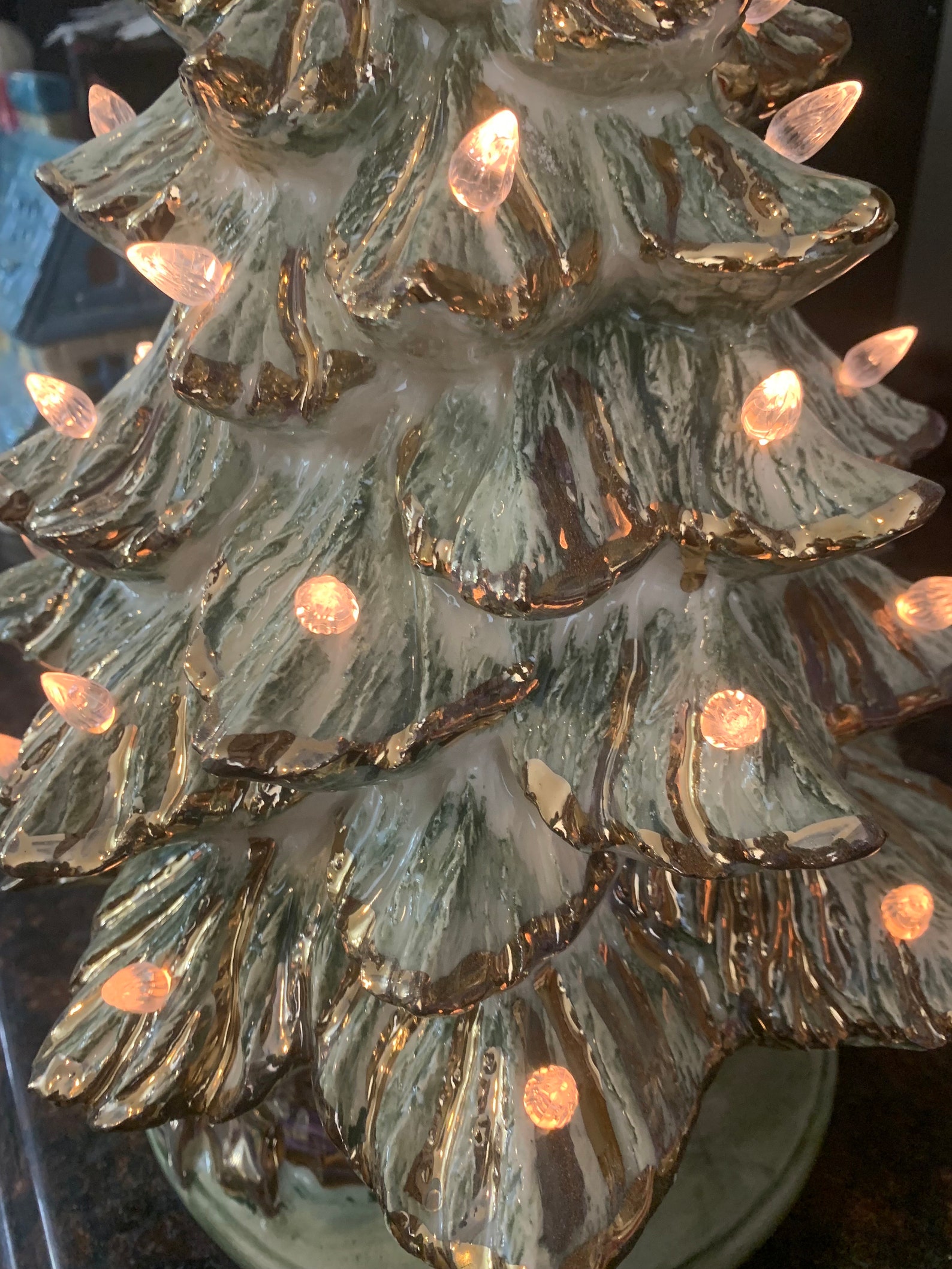 Light up Ceramic Christmas Tree - Etsy Canada