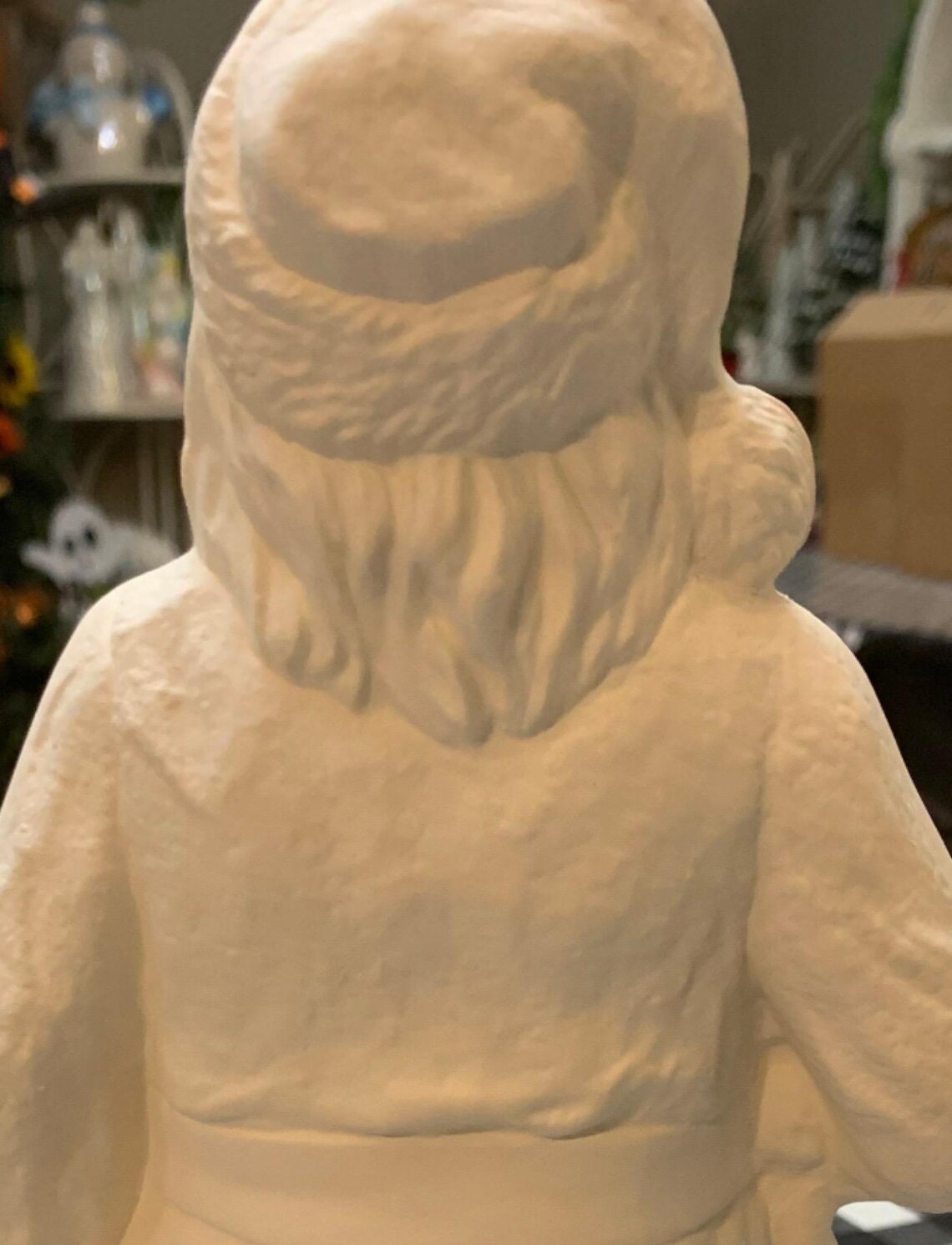 Handcrafted Vintage Ceramic Bisque Santa - Etsy