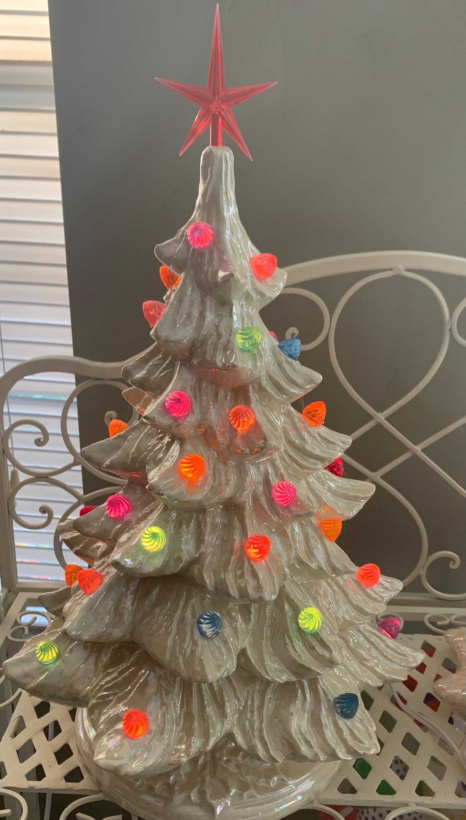 Ceramic Light up Christmas Tree - Etsy