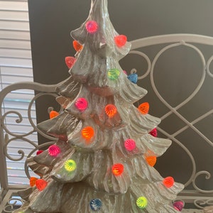 Ceramic Light up Christmas Tree - Etsy