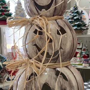 Handcrafted Ceramic Pumpkin Stack - Etsy