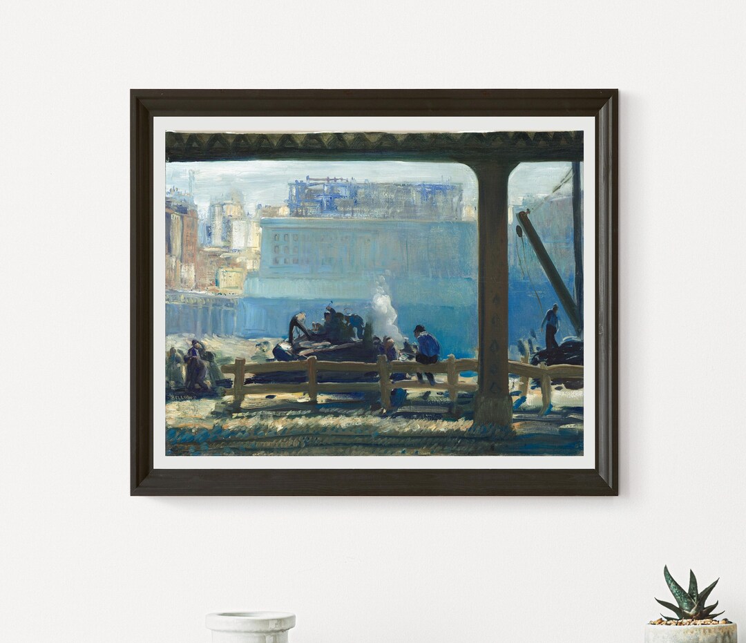 Blue Morning von George Bellows 1909 Öl auf Leinwand - Etsy.de