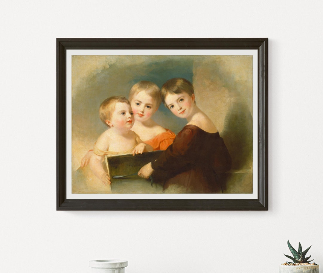 The Vanderkemp Children by Thomas Sully 1832 Oil on Canvas Printable ...
