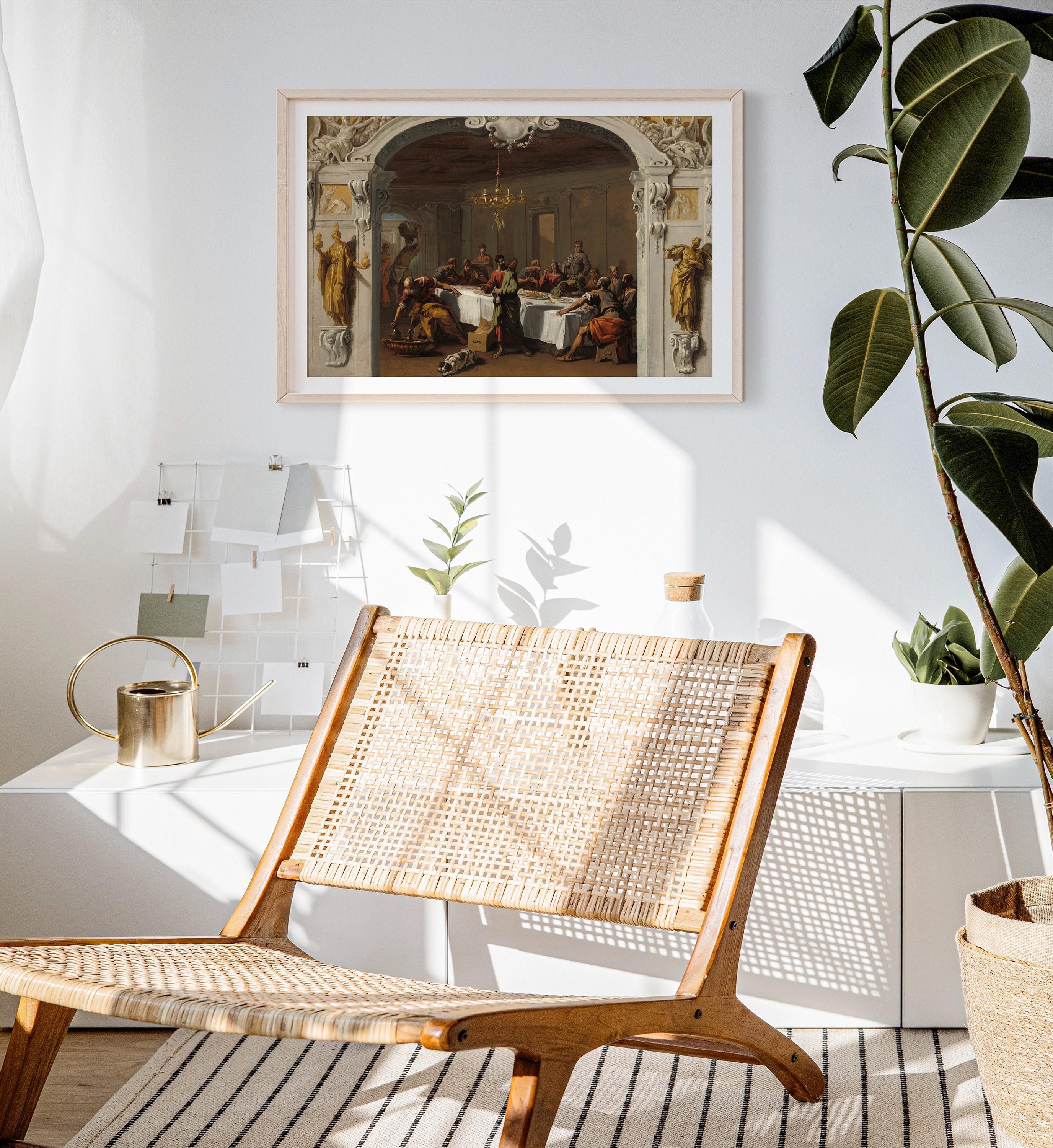 The Last Supper by Sebastiano Ricci 1713/1714 Oil on Canvas Printable ...