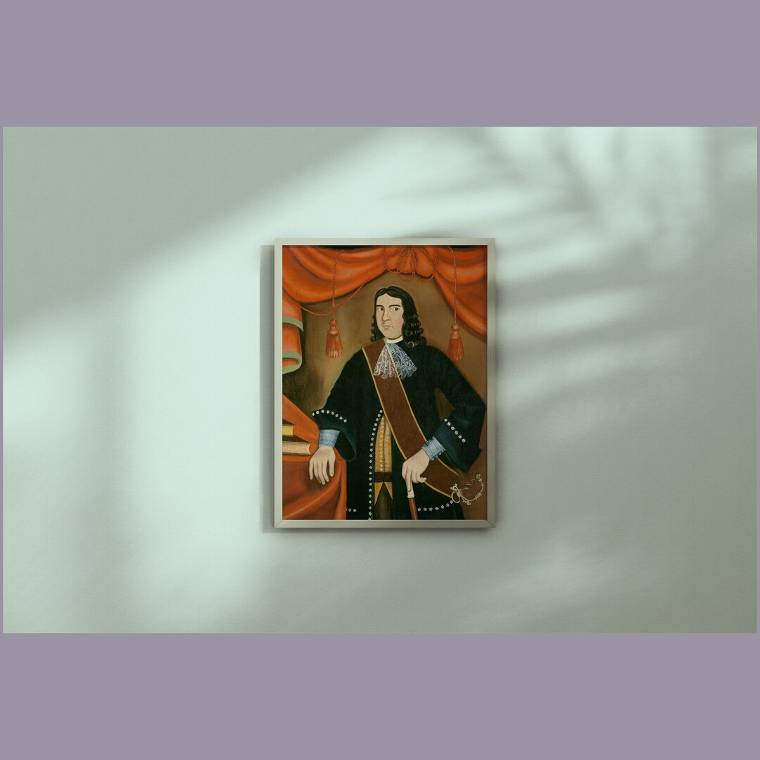 Samuel Eells Portrait Oil Painting, Printable Classic Gallery Art. - Etsy