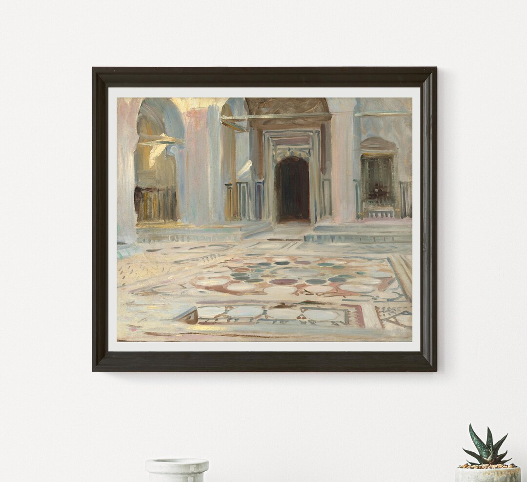 Pavement by John Singer Sargent Cairo, 1891 Oil on Canvas Printable ...