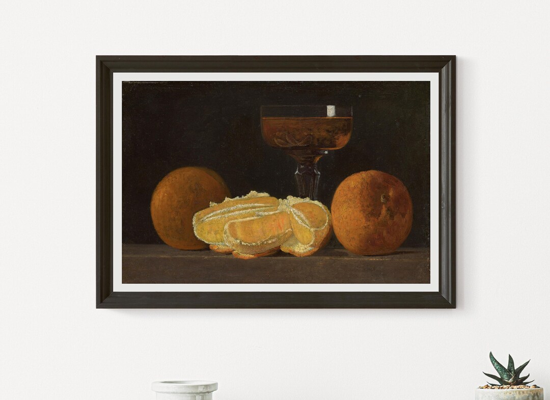 Still Life With Oranges and Goblet of Wine by John Frederick Peto 1880 ...