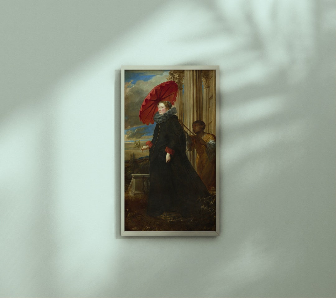 Marchesa Elena Grimaldi Cattaneo by Sir Anthony Van Dyck 1623 Oil on ...