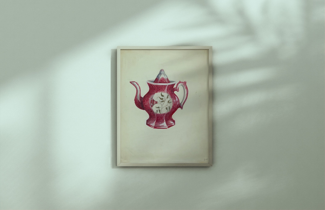 Pitcher by Eva Wilson C. 1936 Watercolor, Graphite, and Gouache on ...