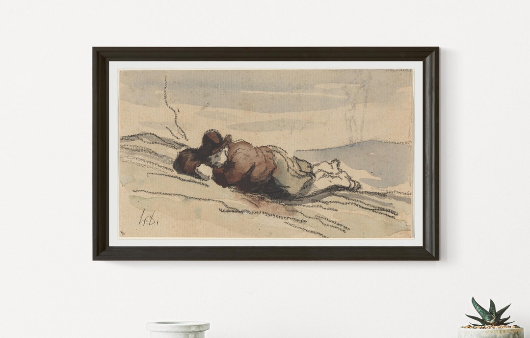 Rest in the Country (sancho Panza) by Honore Daumier Printable Vintage ...