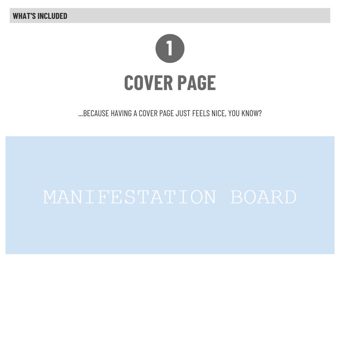 Manifestation Board Spreadsheet to Visualize Your Goals, With Grid View ...