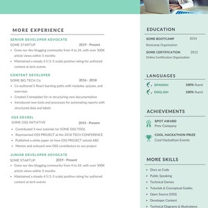 Women in Tech STEM Resume + CV Template | 2 Page Resume + Cover Letter ...