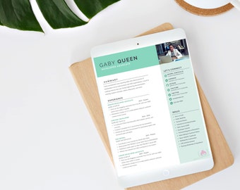 Women in Tech Devrel Resume + CV Template | 2 Page Resume + Cover Letter | Instant Download ...