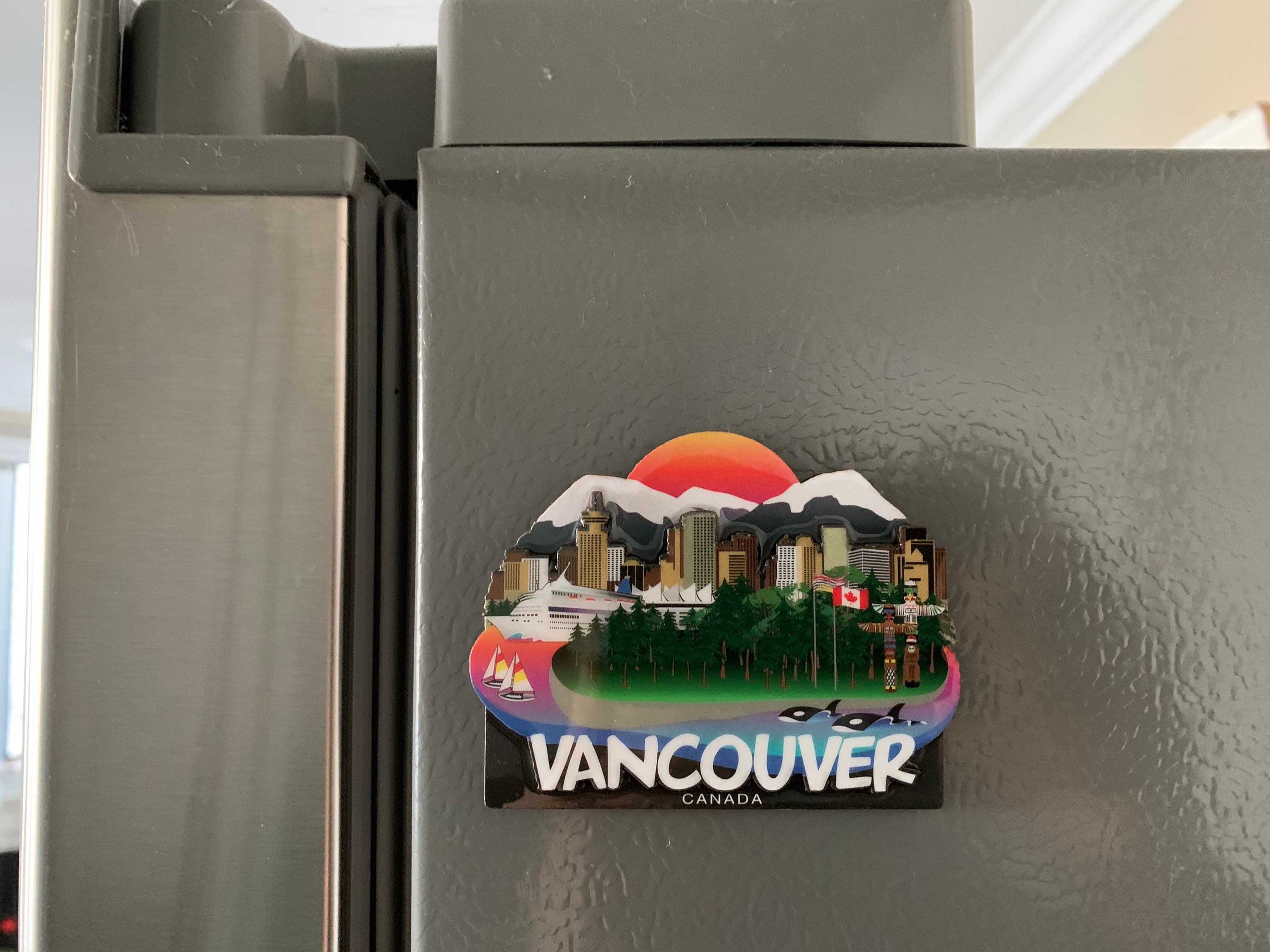 Souvenir Wood Magnet Vancouver Canada - Etsy