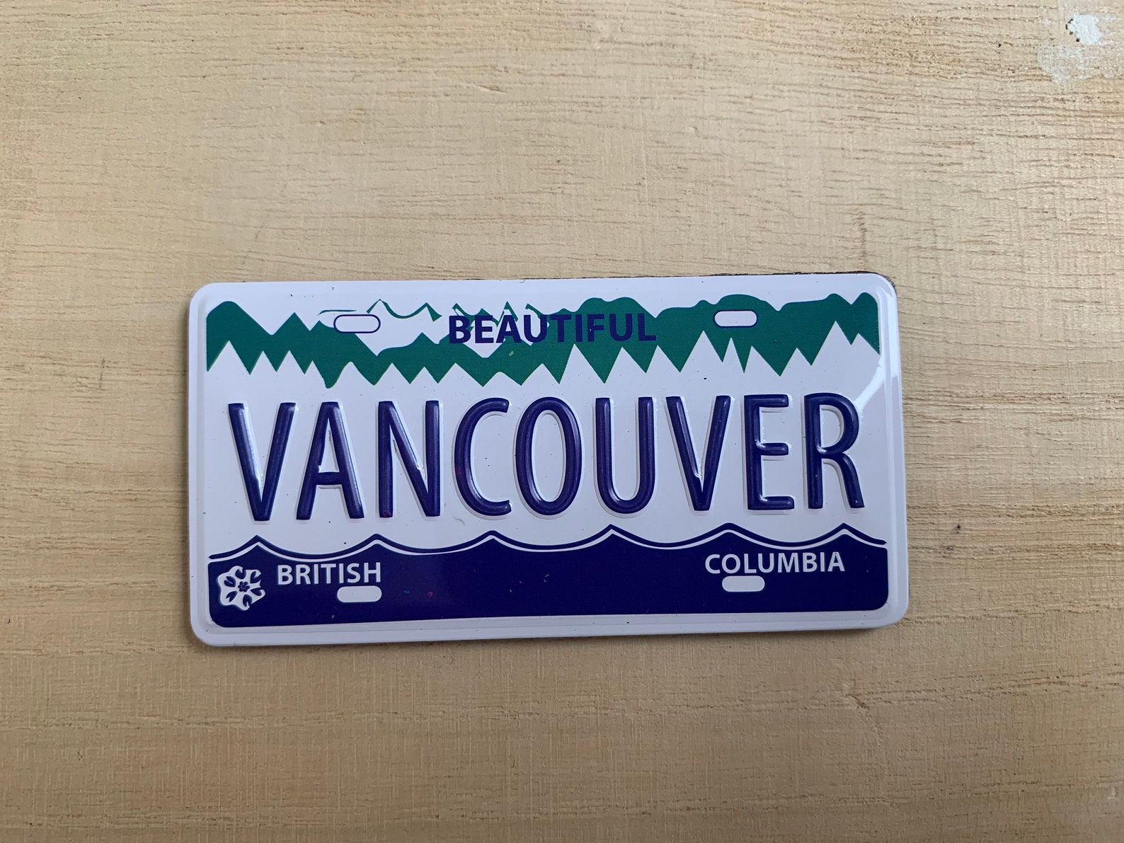 Vancouver License Plate Magnet | Etsy