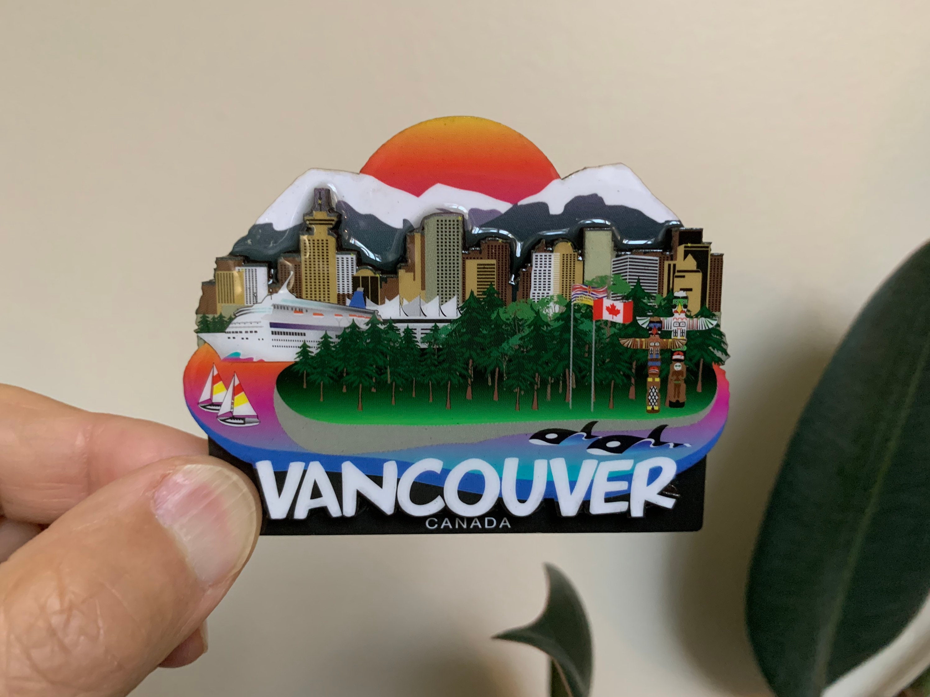 Souvenir Wood Magnet Vancouver Canada - Etsy