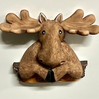 Vermont Moose Wooden Magnet - Etsy