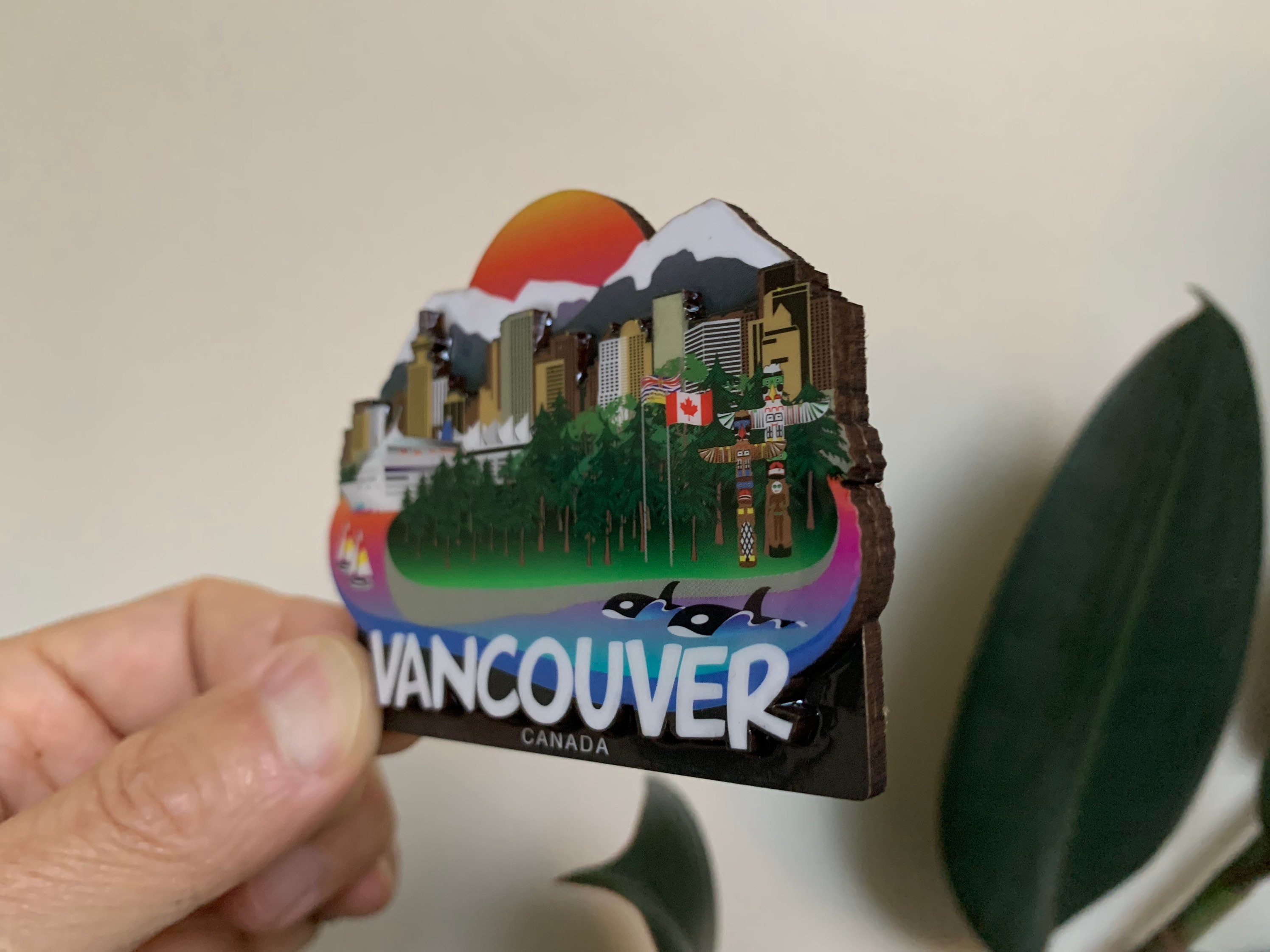 Souvenir Wood Magnet Vancouver Canada - Etsy