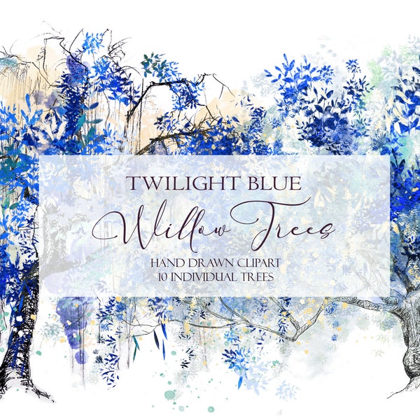 Blue Willow Paper - Etsy