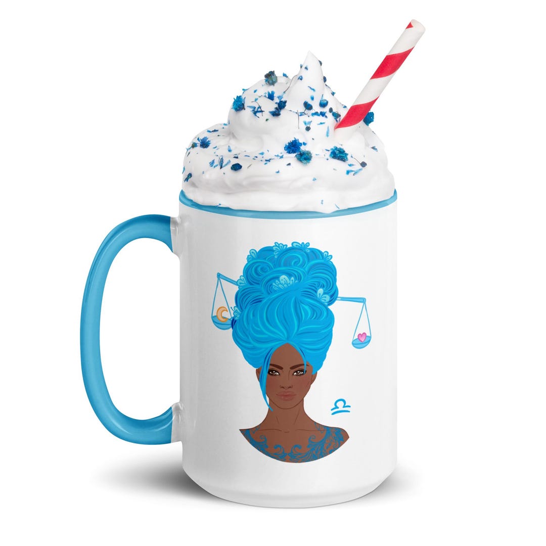 Libra Mug With Color Inside-sun Sign Gifts-astrology Sign-astrology ...