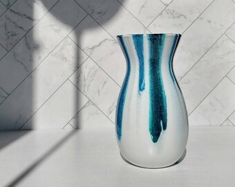 White 8 Inch Vase - Etsy