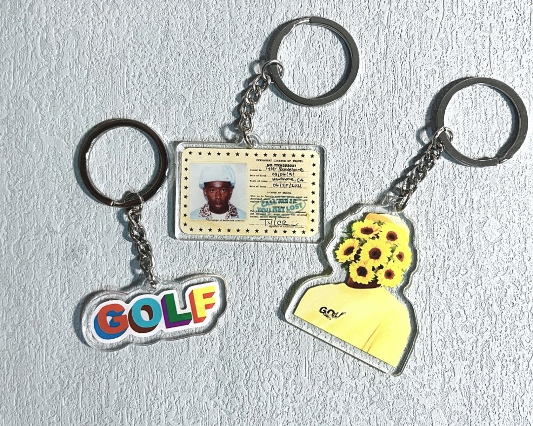 Call Me If You Get Lost Rapper Keychain GOLF Keyring, American Hip Hop ...