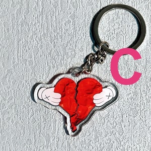 Dropout Bear 808s & Heartbreak Rapper Keychain Keyring, American Hip ...