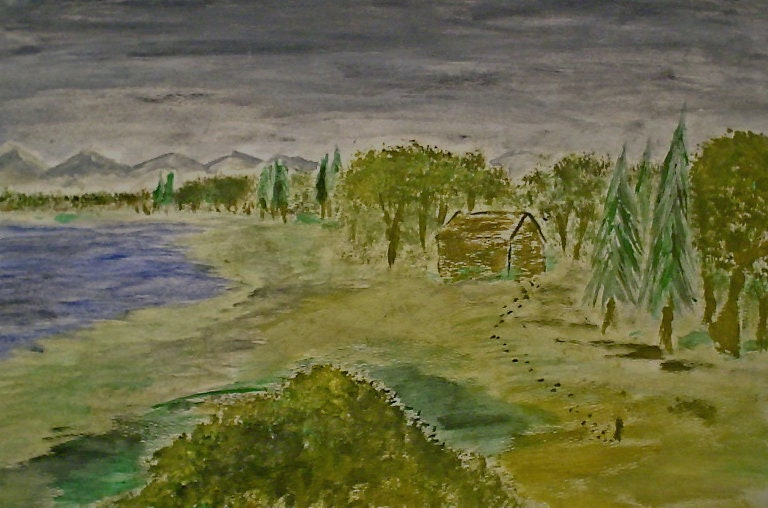 Dark Forest Postcards 6 Count Walden Henry David Thoreau Divided Back ...