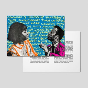 Nina Simone & James Baldwin Art Print, Black Americana Graffiti Poster ...