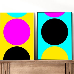 Printable CMYK Poster Bundle, Super Simple Wall Print, Posters Graphic ...