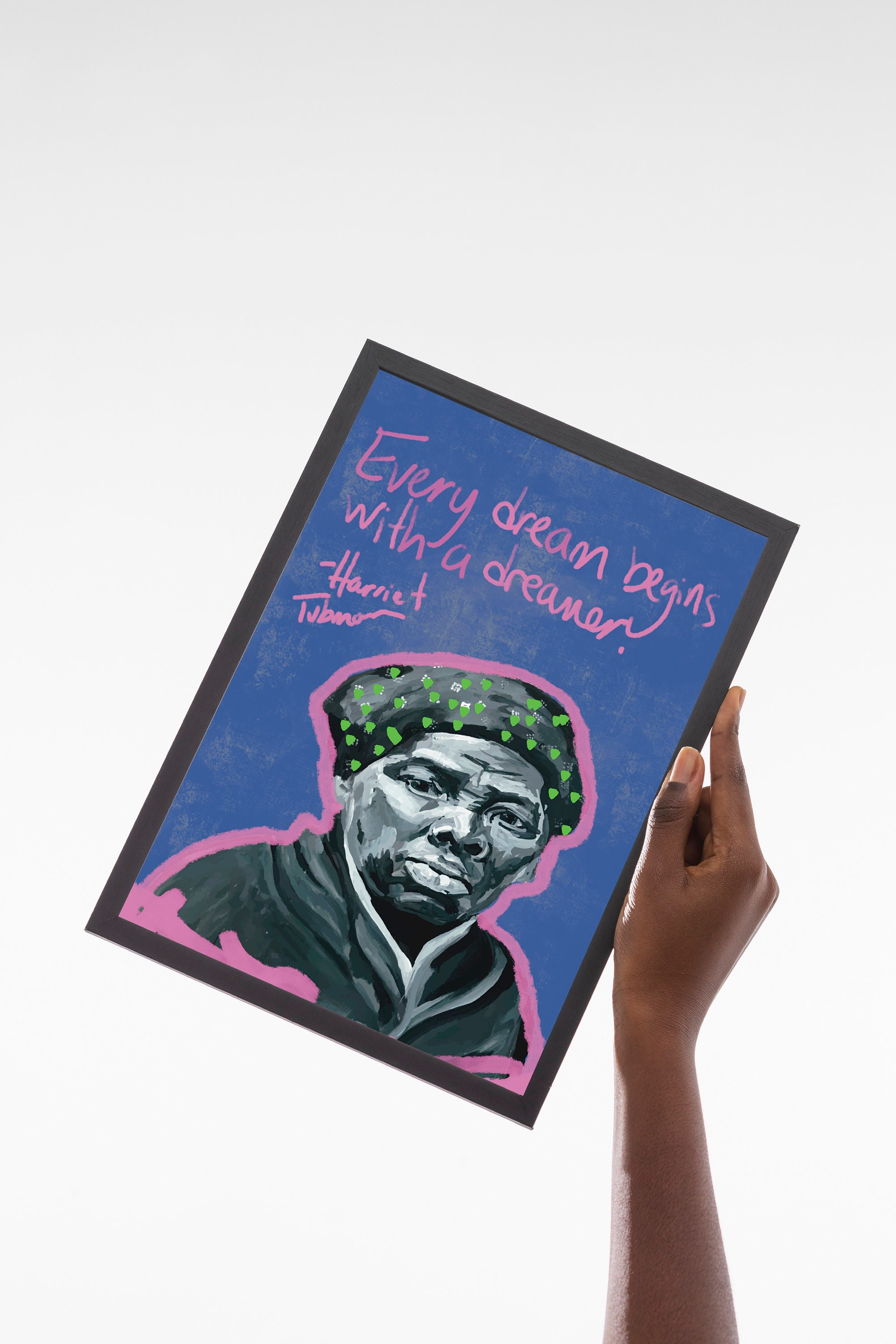 Inspirational Poster, Harriet Tubman Wall Art, Black History Poster ...