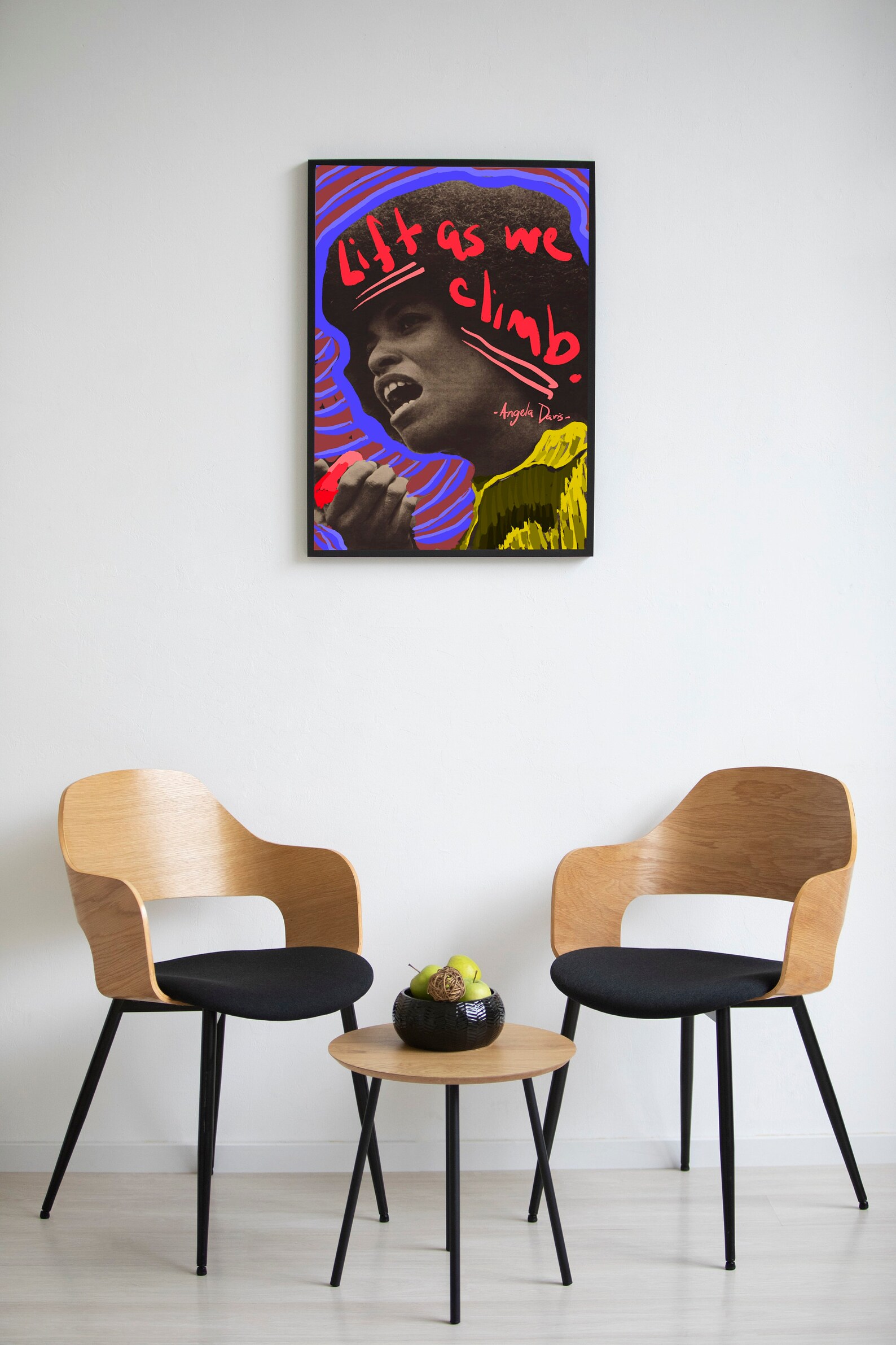 Angela Davis Poster, Activist Posters Classroom, Black Women ...