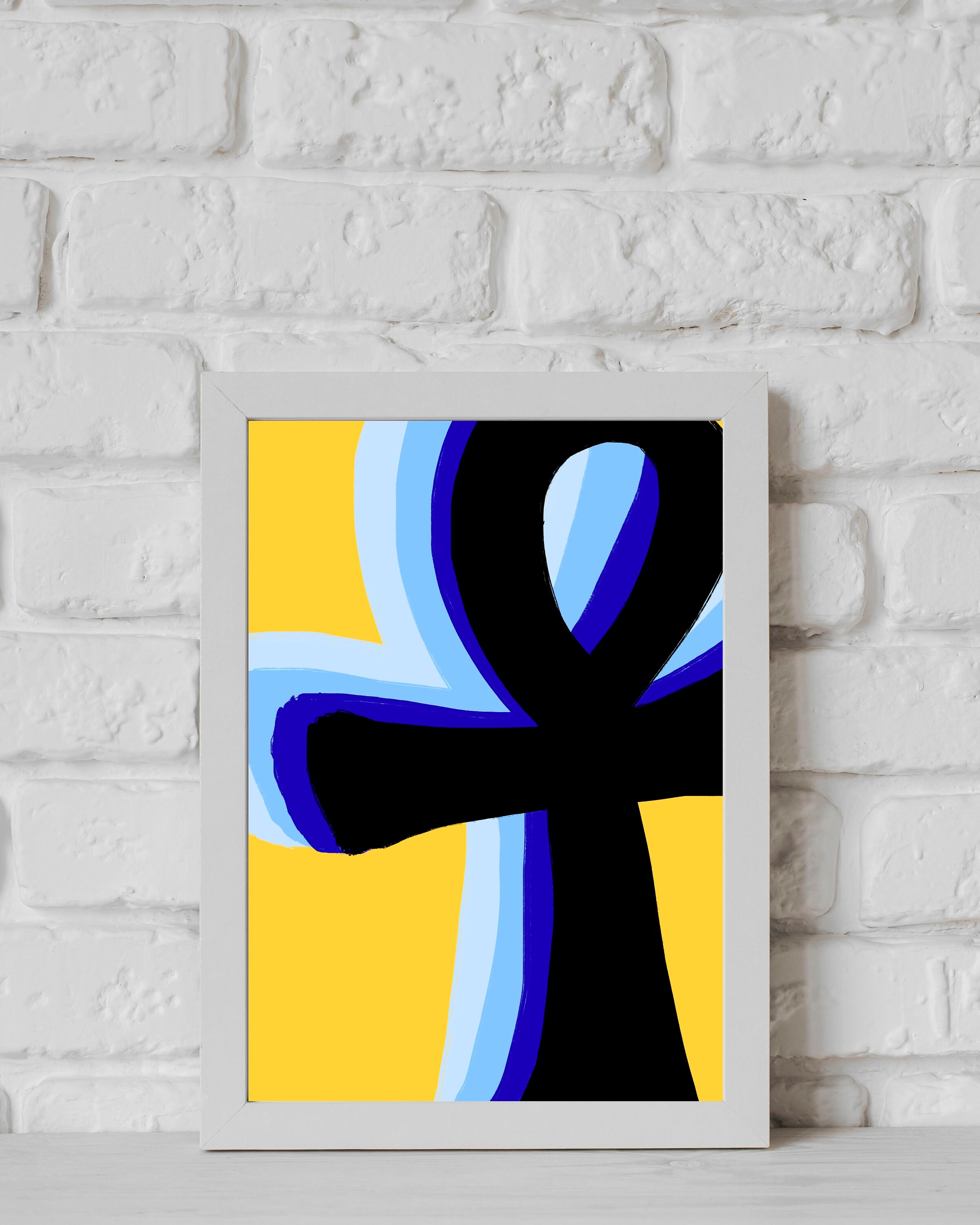 Ankh Poster African Inspired Wall Art Spiritual Wall Art - Etsy